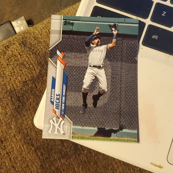 Other | Aaron Hicks Baseball Card | Poshmark